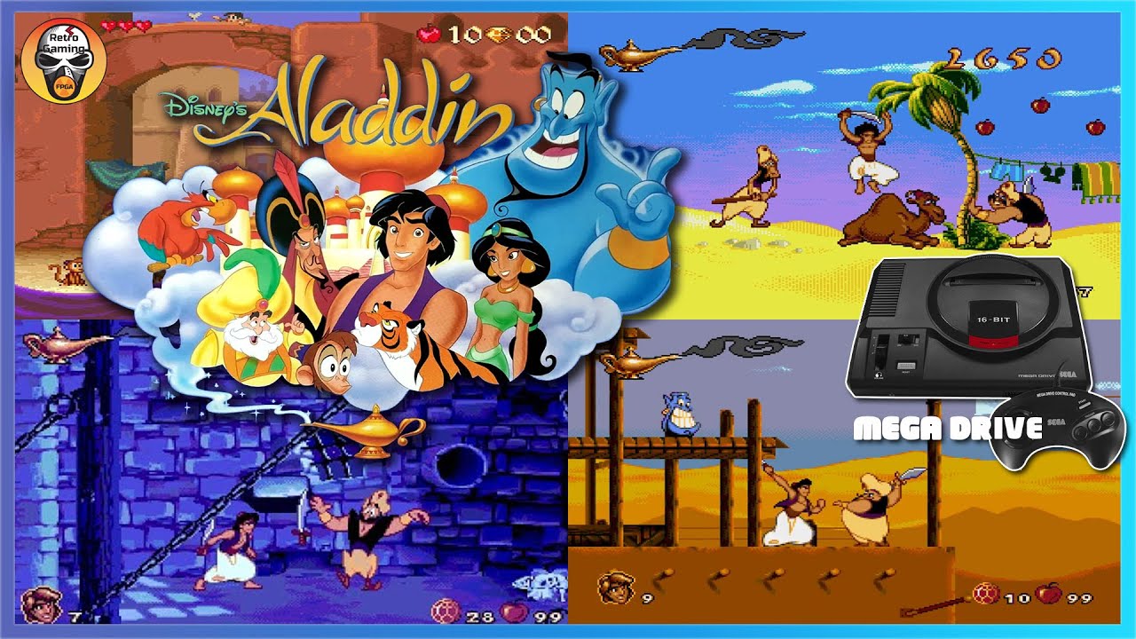 Disney's Aladdin - SEGA Mega Drive (Genesis) gameplay on Mister FPGA ...
