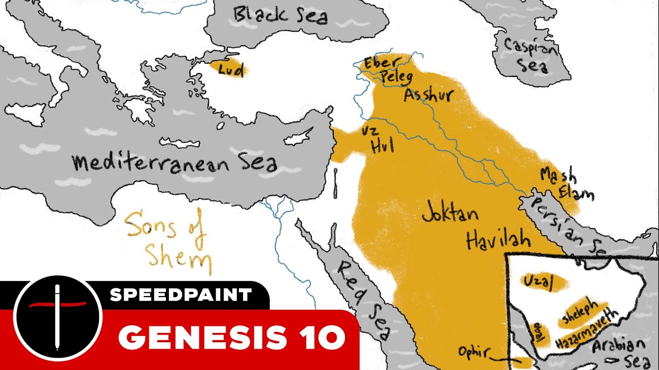 The journey of Noah's descendants throughout the world : Genesis 10 ...