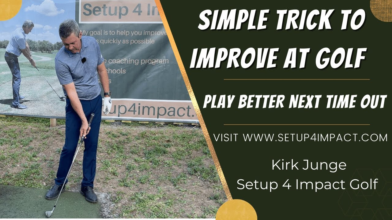 Simple trick to Improve at Golf most quickly - YouTube