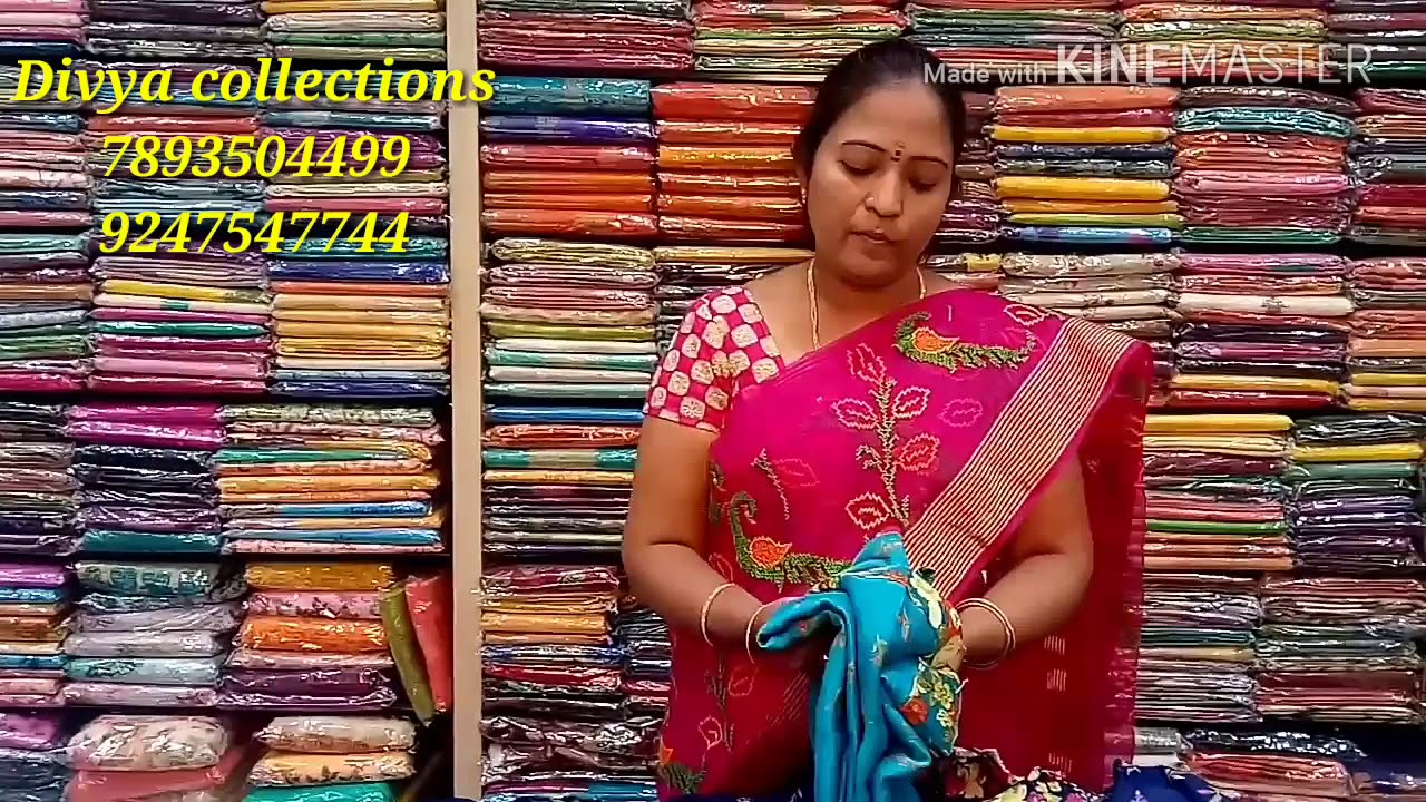 Daily wear sarees, #episode 387,Divya collections sarees - YouTube
