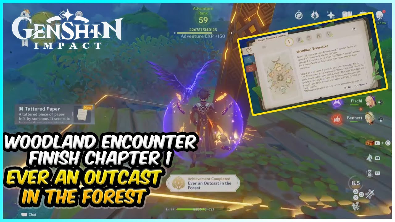 Woodland Encounter CHAPTER 1-Ever an Outcast in the Forst Achievement ...