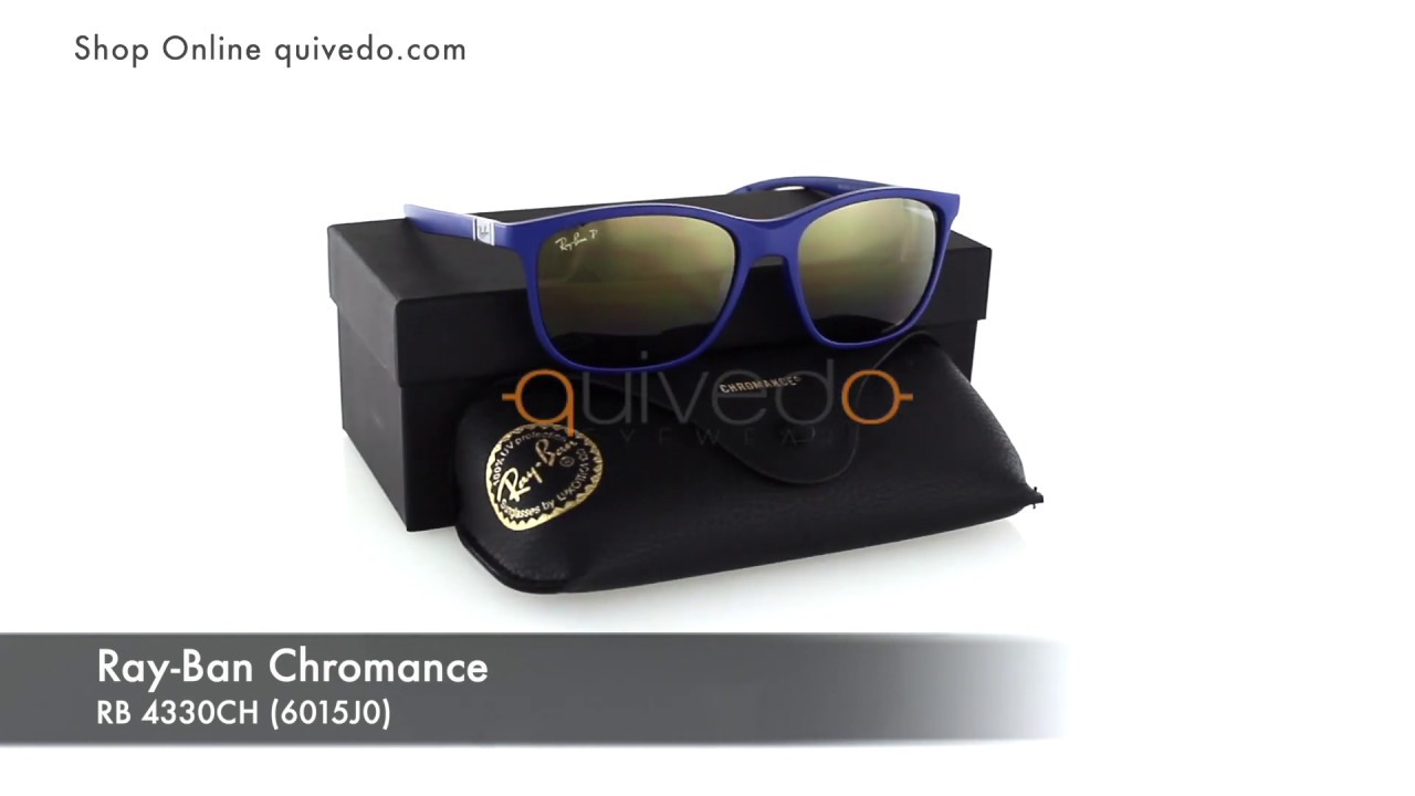 Ray-Ban Chromance RB 4330CH 6015J0 - YouTube