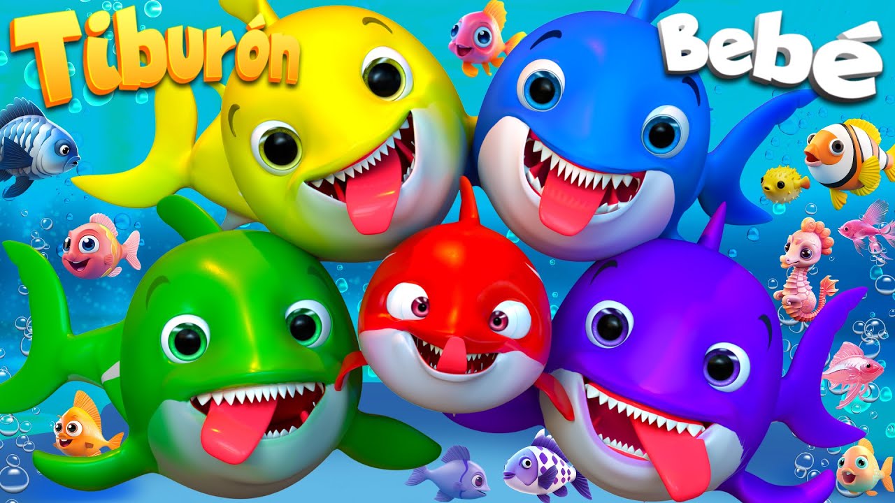 El Tiburón Bebé en Acción | Juegos y Canciones Infantiles | Baby Shark ...