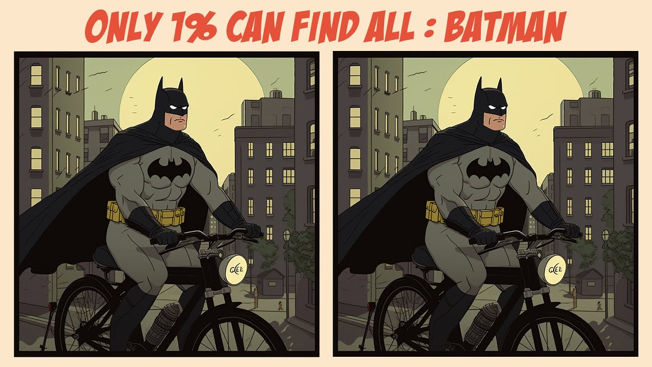 [Spot The Difference] Comic Series : Batman - YouTube
