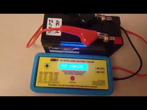 ACT 612 - 6V/12V Intelligent Battery Tester - Sealed Lead Acid Battery ...