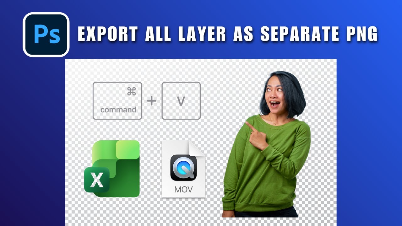 How to Export All Layer as Separate PNG in Photoshop 2026 - YouTube