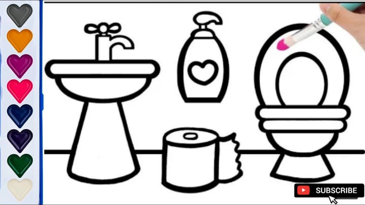 The Toilet drawing for kids You've Been Waiting For |Toilet drawing ...