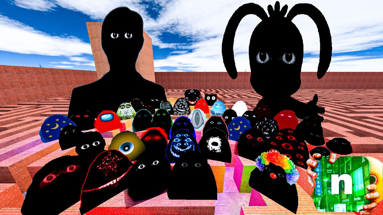 Angry MUNCI Family CHASING ME in MAZE! (Part.8) Nico's Nextbots Garry's ...