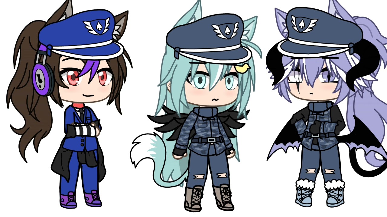 Gacha heat police new oc in 2022 - YouTube