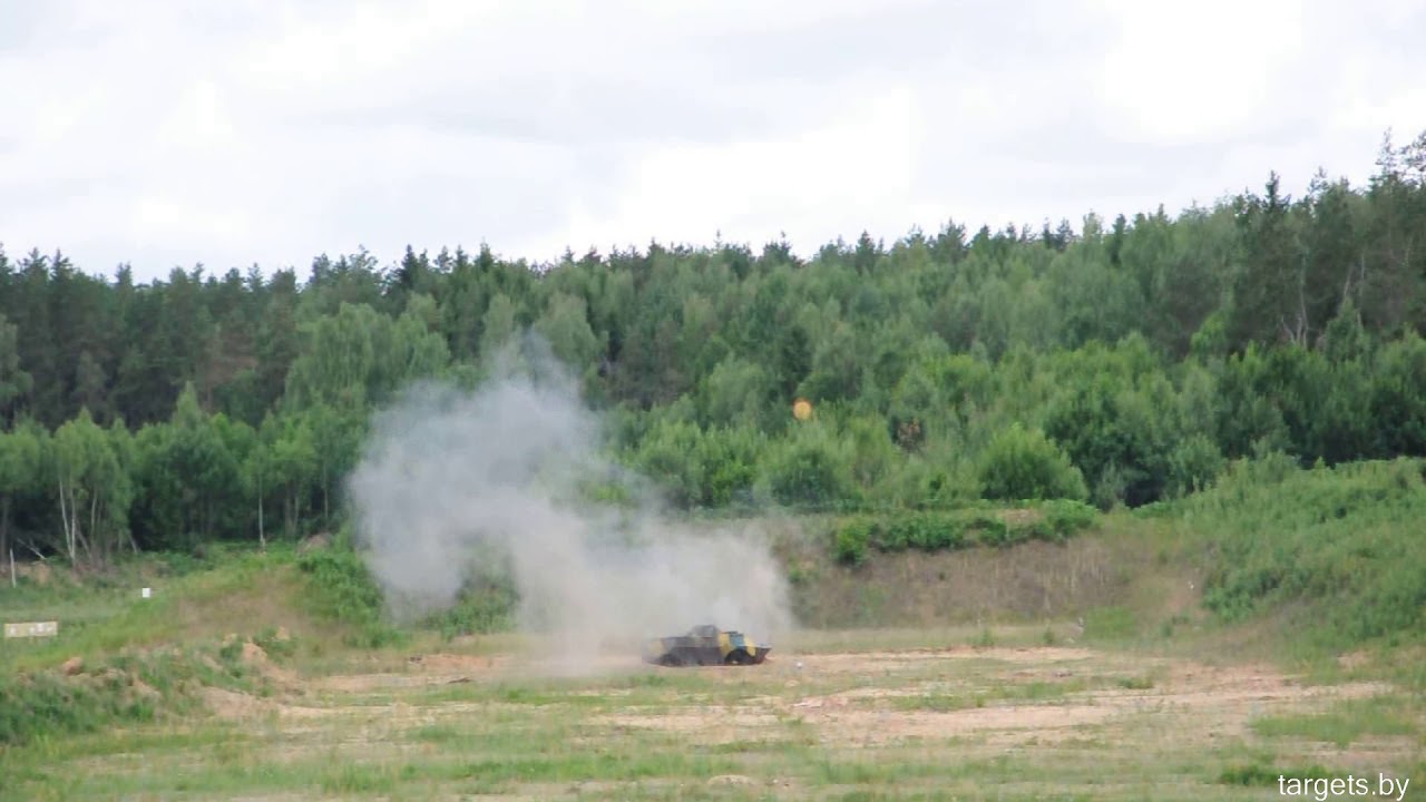RPG-7 shooting on BRDM-2 - YouTube