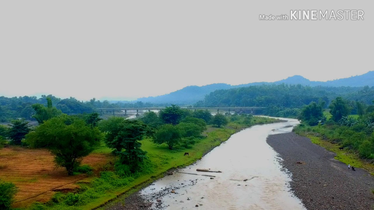 Aerial shot / Sibalom river / tipoloan bridge - YouTube