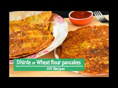 Gavhache Dhirde | Maharashtrian recipe | Tasty Wheat Dosa | Healthy ...