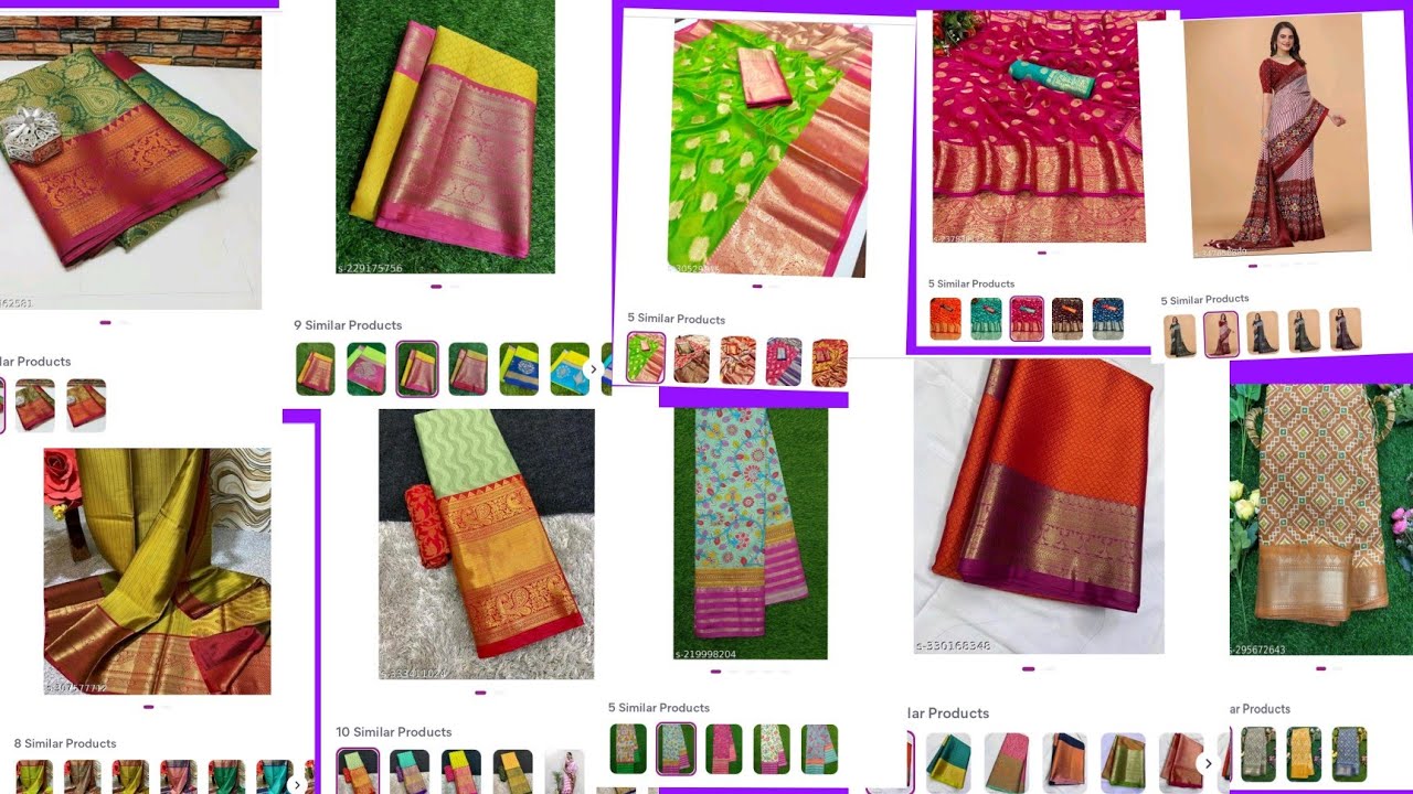 meesho saree collection 👉code available 👉all saree codes on the ...