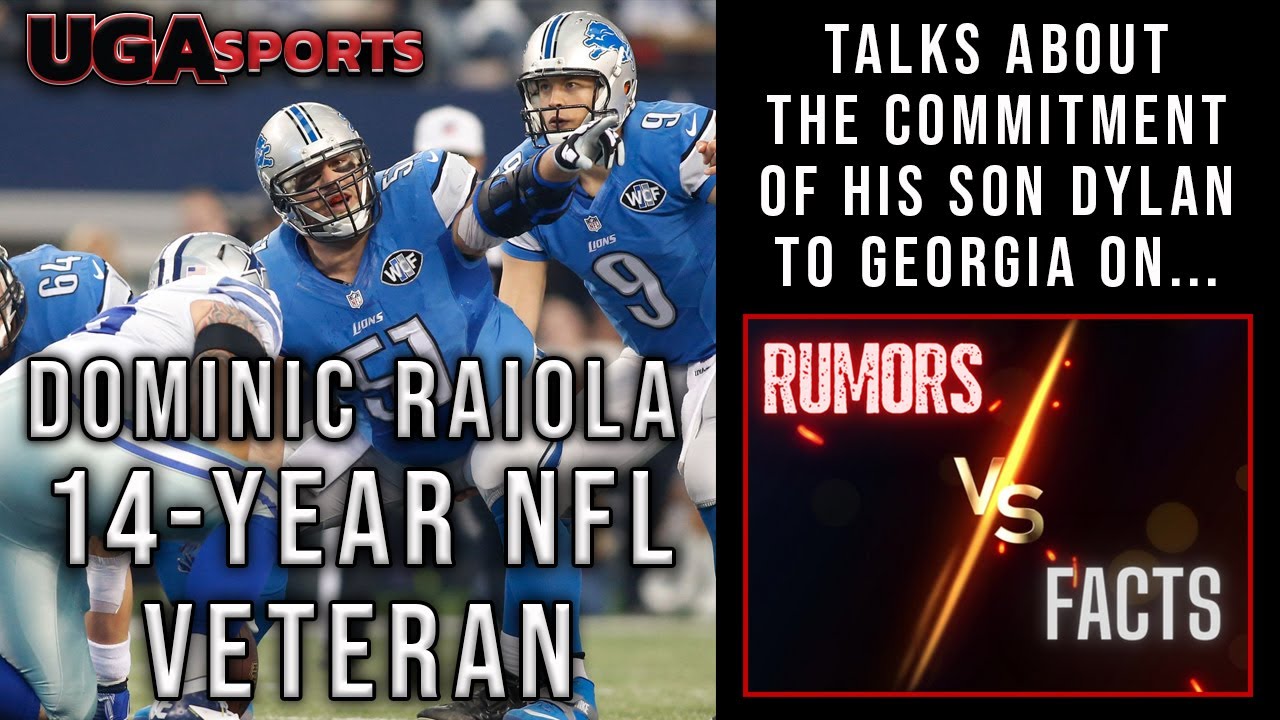 Dominic Raiola reacts to Dylan Raiola's commitment to Georgia on ...