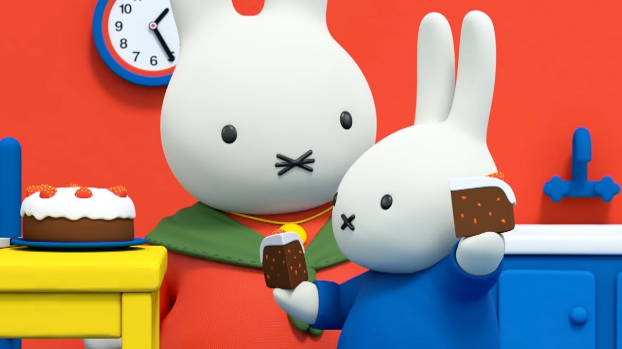 laat ze taart eten! | nijntje's avonturen, groot en klein | serie voor ...