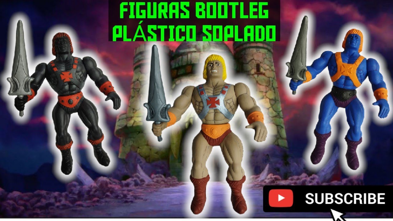 HE-MAN BOOTLEG DE PLÁSTICO SOPLADO MEXICANO | HE-MAN JUMBO DE PLÁSTICO ...