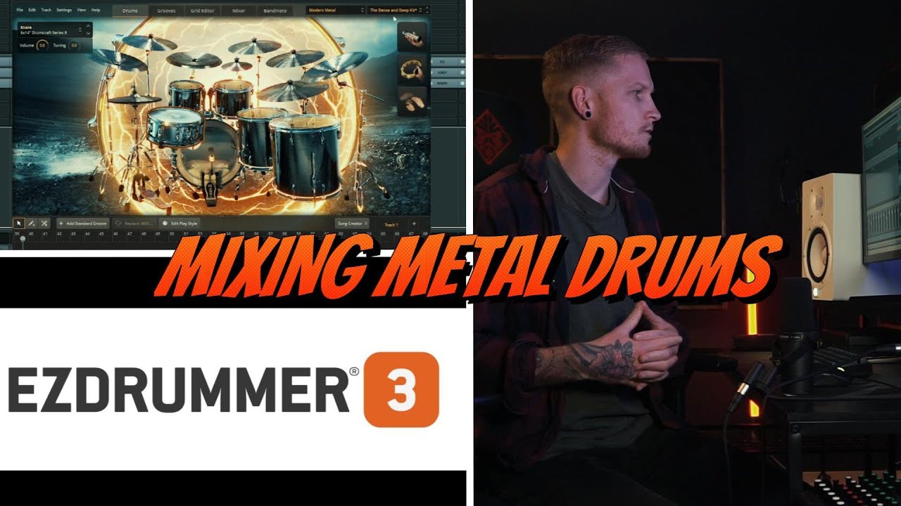 MIXING METALCORE DRUMS WITH EZ DRUMMER 3 (WILL PUTNEY KIT) - YouTube