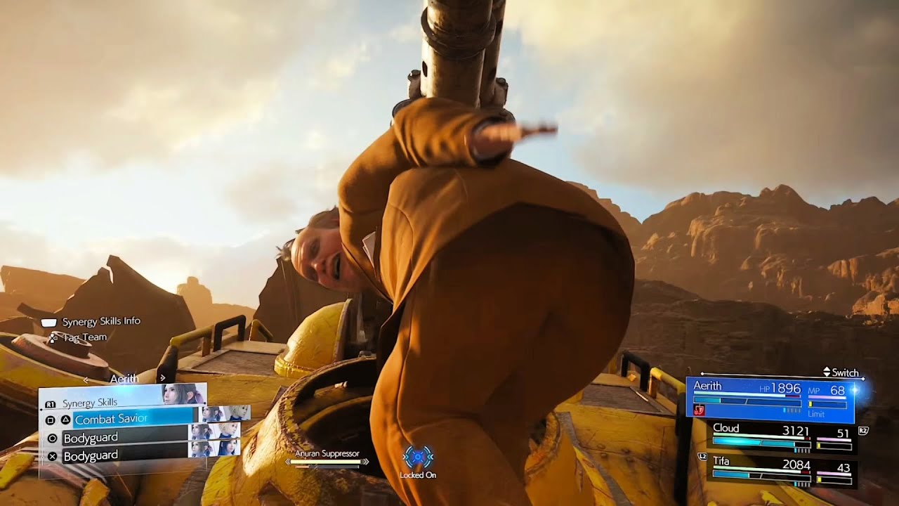 Final Fantasy 7 Rebirth Palmer Boss Fight No Commentary - YouTube