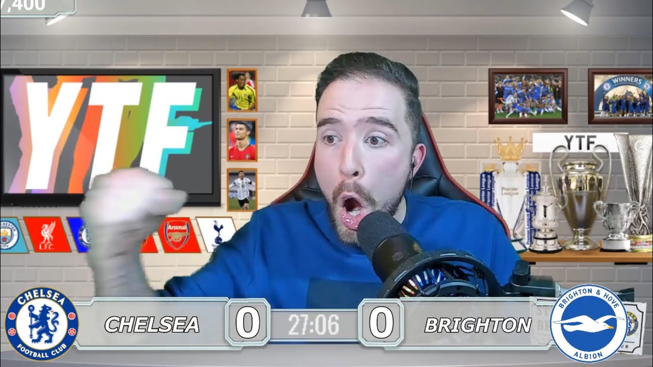 Chelsea fans react to Brighton late 91st equaliser vs Chelsea (1-1 ...