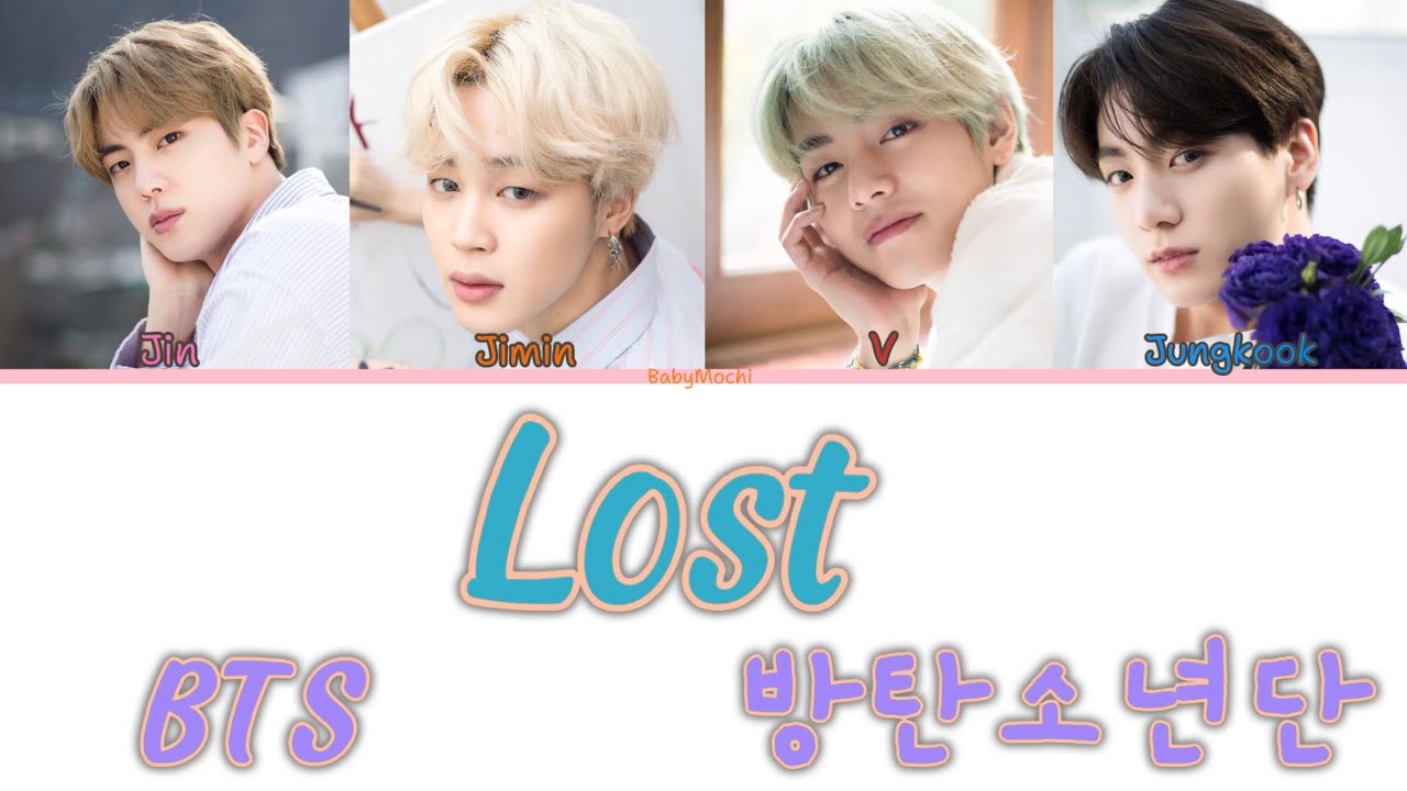 BTS “lost” colour coded lyrics (romanized) - YouTube