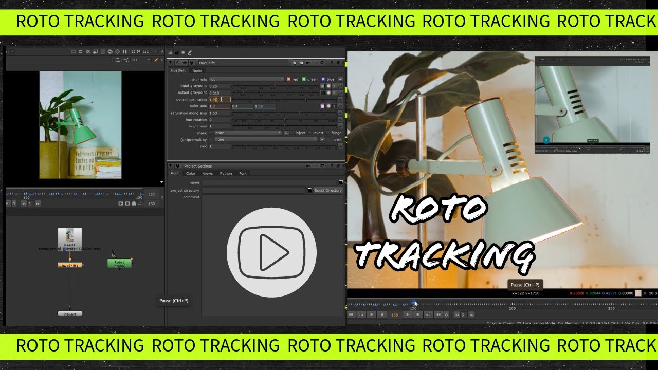 How to Roto Tracking in Nuke II Tutorial II CK Graphic Zone - YouTube