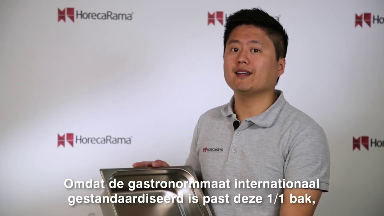 Wat zijn de afmetingen van gastronorm maten? - YouTube