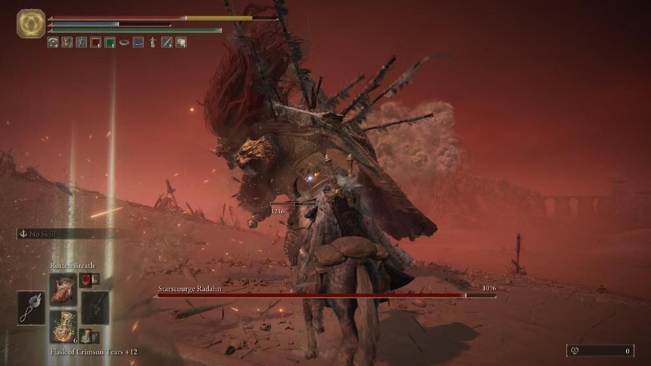 ELDEN RING Beating General Radahn - YouTube