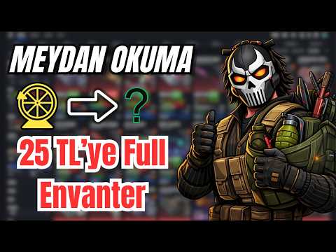 CS2'DE 25 TL'YE ENVANTER DİZMEK?! CS2 KADER ÇARKI #1🎡