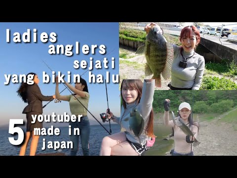 5  chanell youtube mancing tersexy dan hot bikin gagal fokus // fishing mania // mancing mania