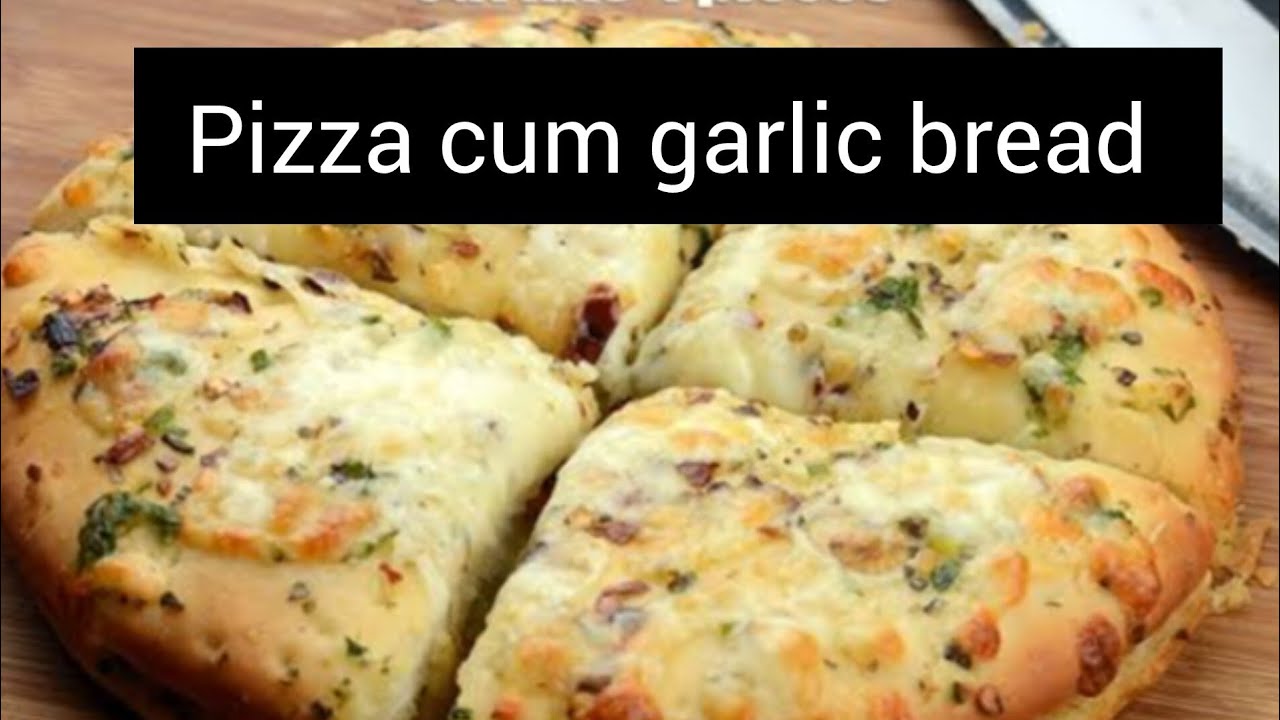 10 minutes pizza garlic bread recipe | cheesy garlic bread |restaurant ...