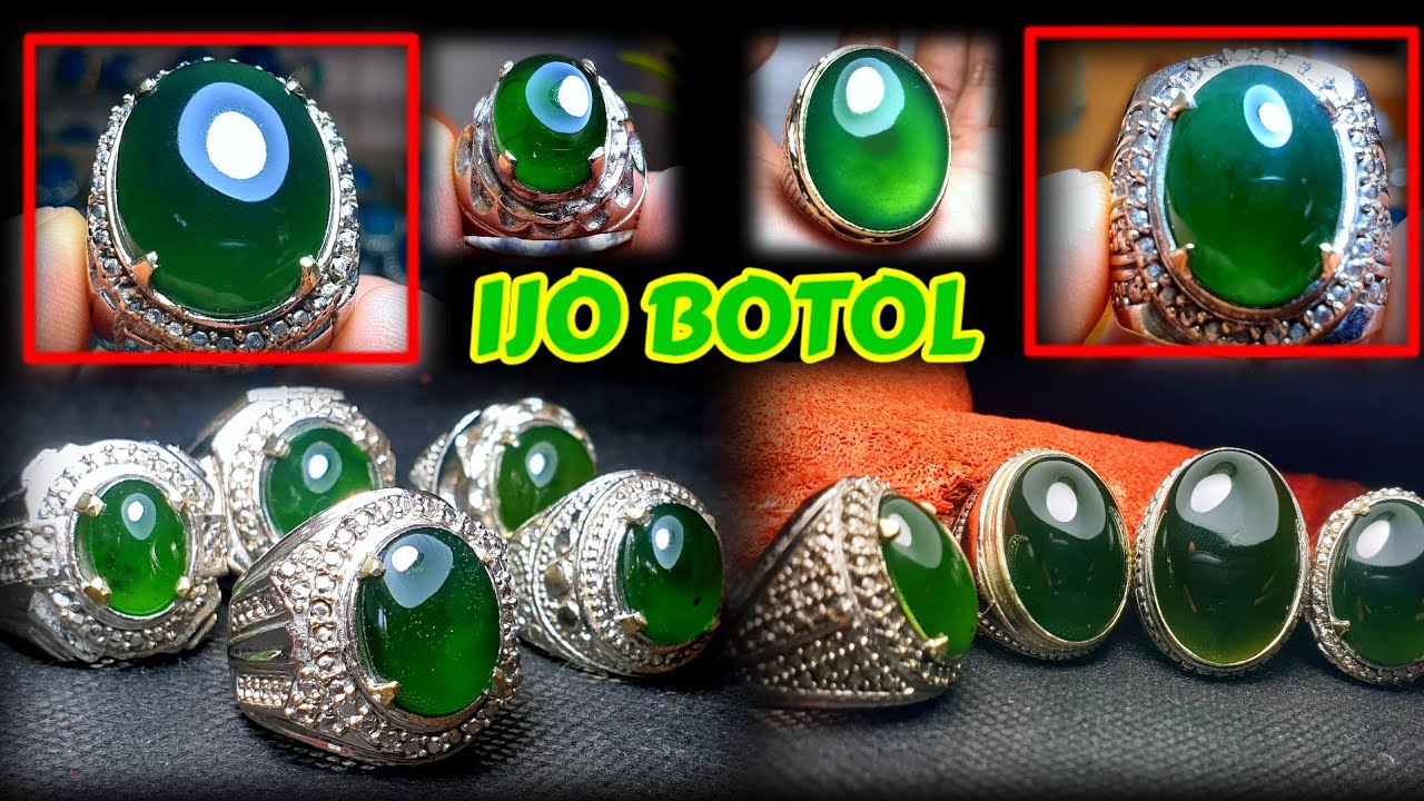 HANYA 100RIBUAN BATU AKIK IJO BOTOL YANG SUDAH LANGKA KEBERADAANYA ...