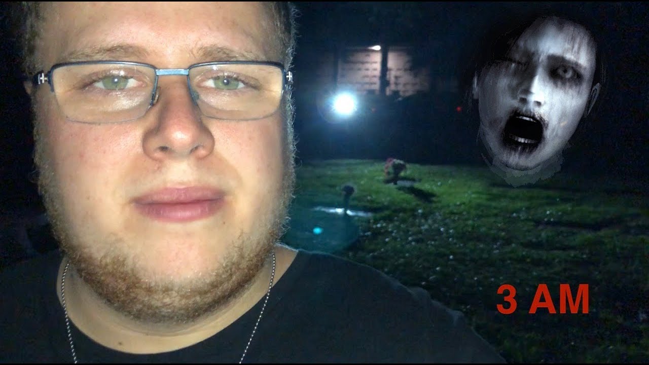 Haunted Ghost Cemetery At 3 AM - YouTube