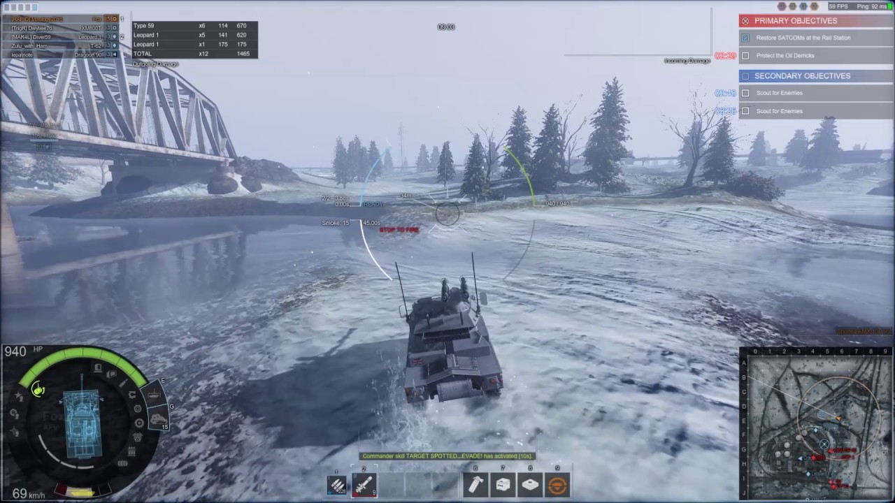 Tier 5 British FV721 Fox AFV on Frostbite - YouTube