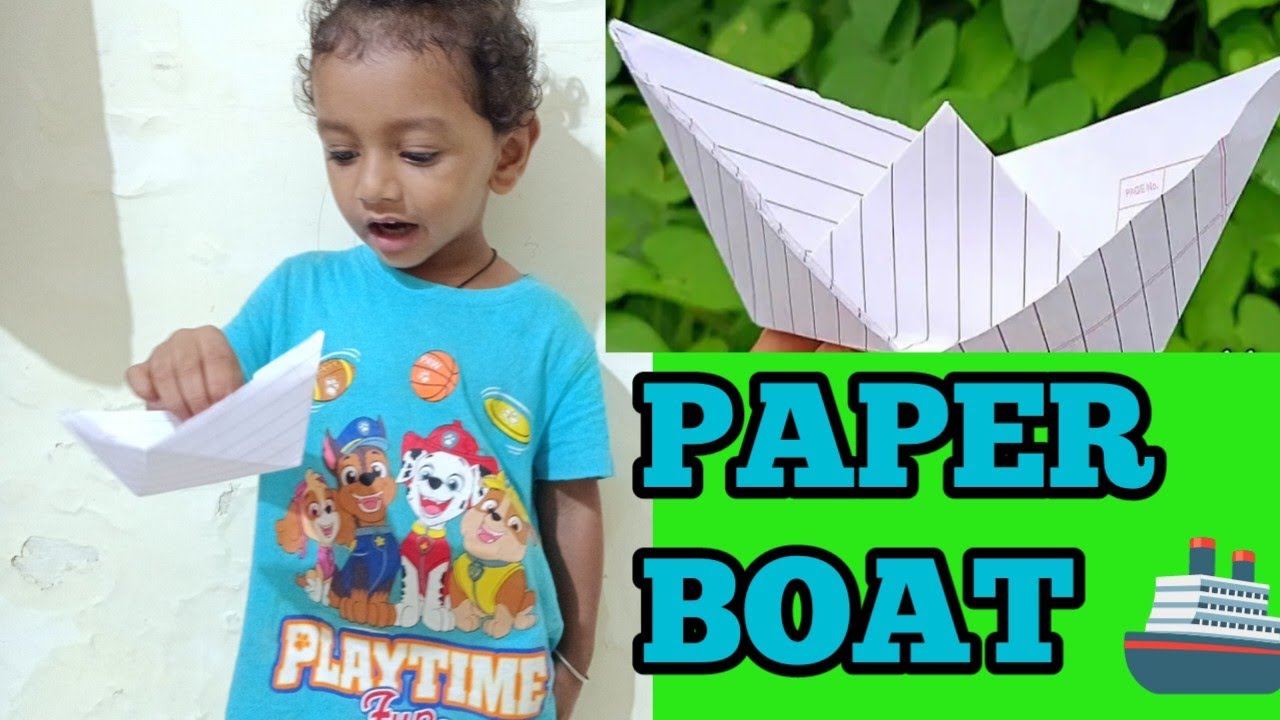 कागज की नाव कैसे बनाएं | How to make paper boat | kagaj ki naav banana ...