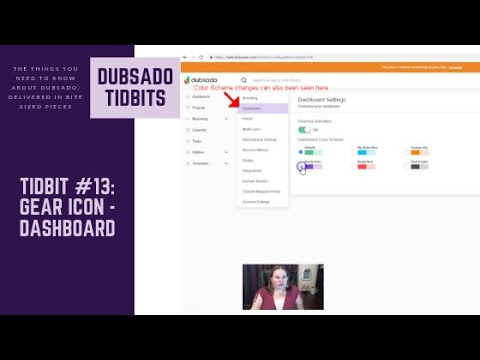 Dubsado Tidbit #13: Gear Icon Settings - Dashboard - YouTube