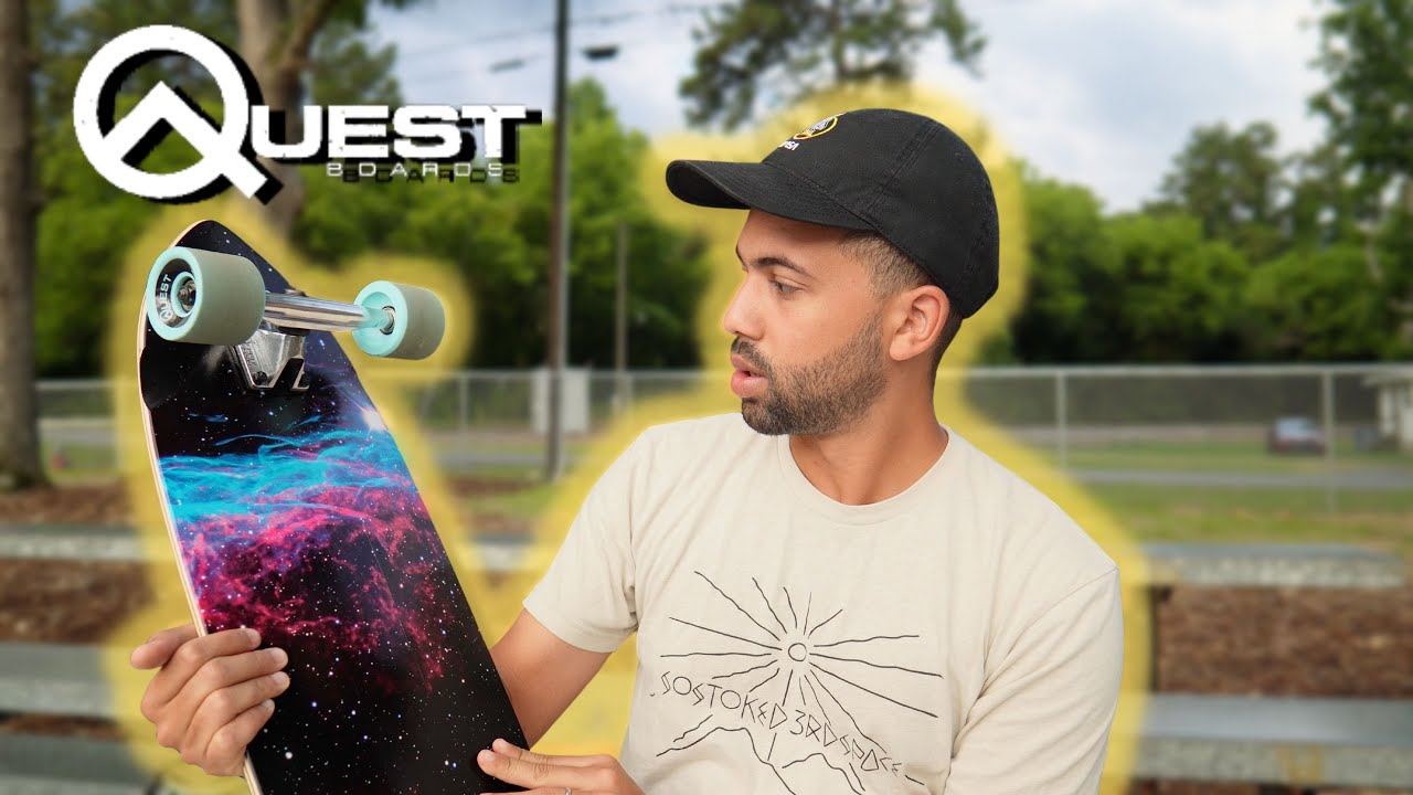 My First Long Board! | Quest Boards Unboxing - YouTube