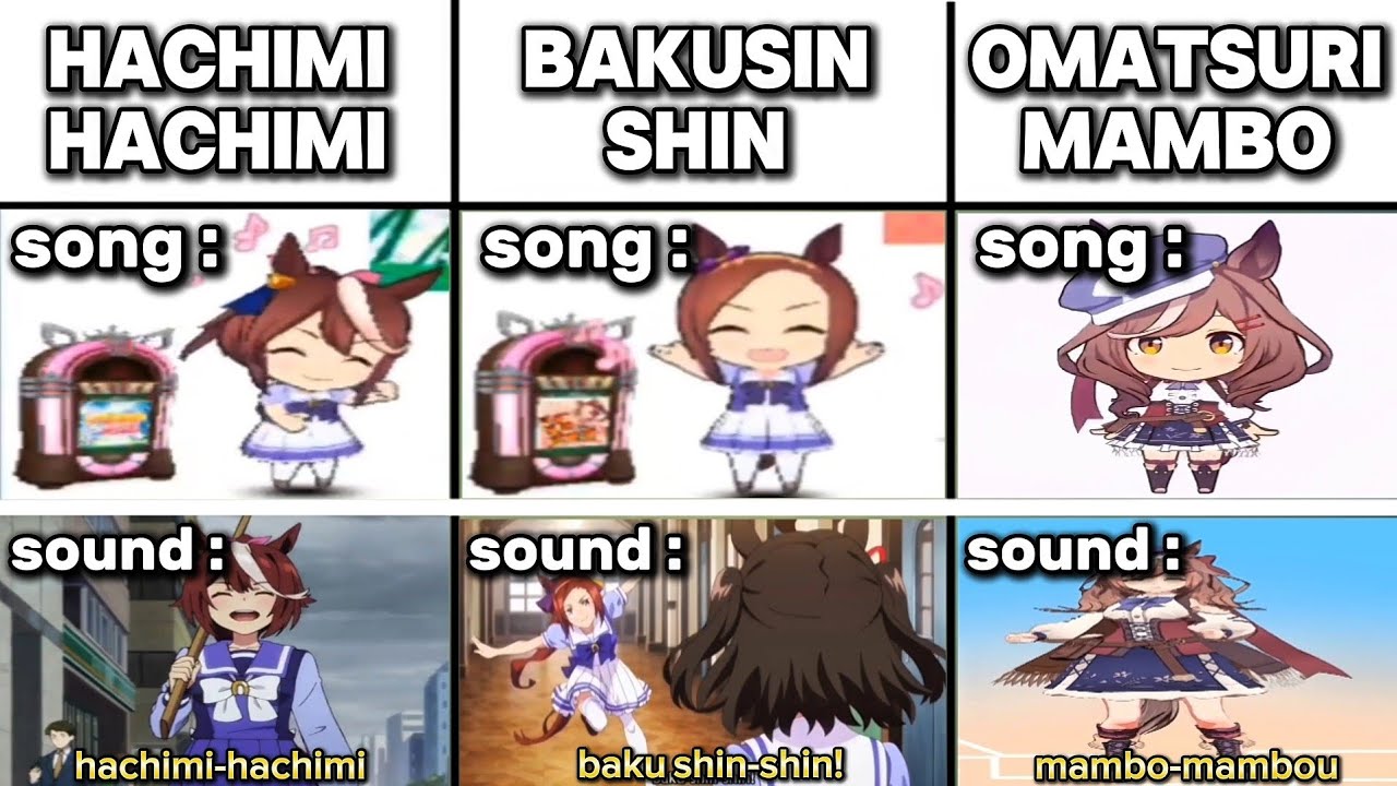 Hachimi vs Bakushin vs Mambo Song And Original Sound - YouTube