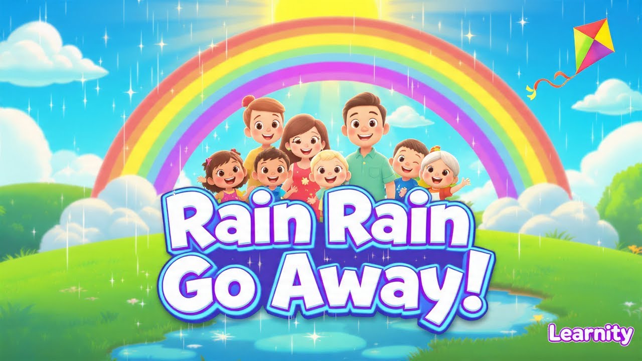 Rain Rain Go Away 🌧️ | 3D Animated Nursery Rhyme for Kids | Playtime ...