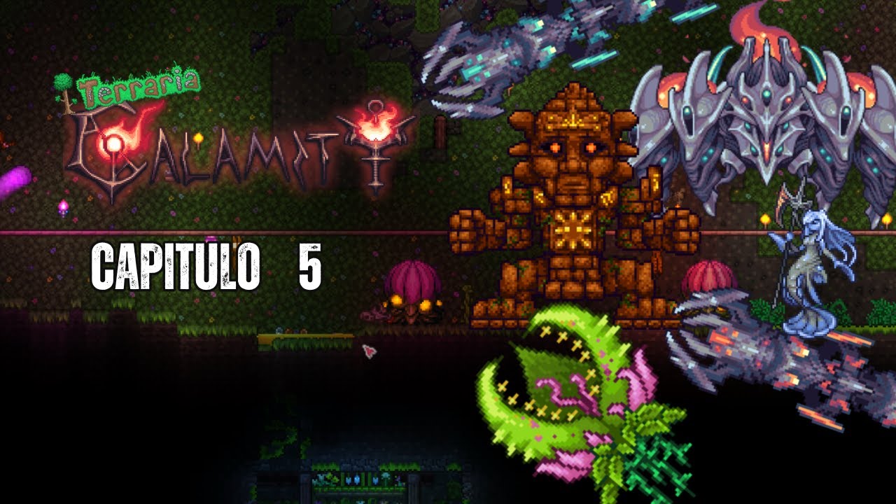¡Destrozando los Jefes Terraria Calamity mod! capitulo# 5 Lore of The ...