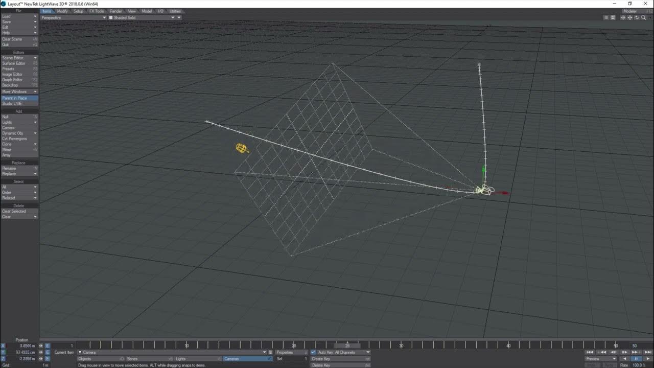 Maya to Lightwave camera export - YouTube