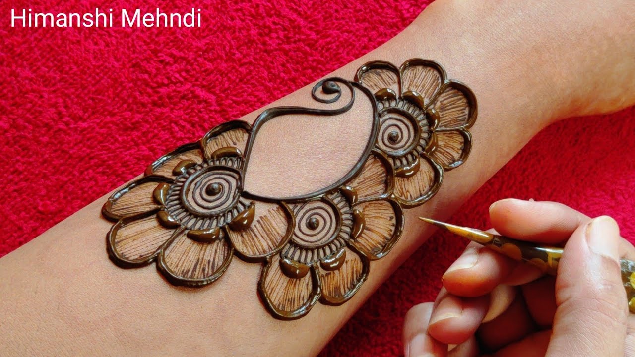 Hartalika Teej special mehndi designs | mehandi ka design back hand ...