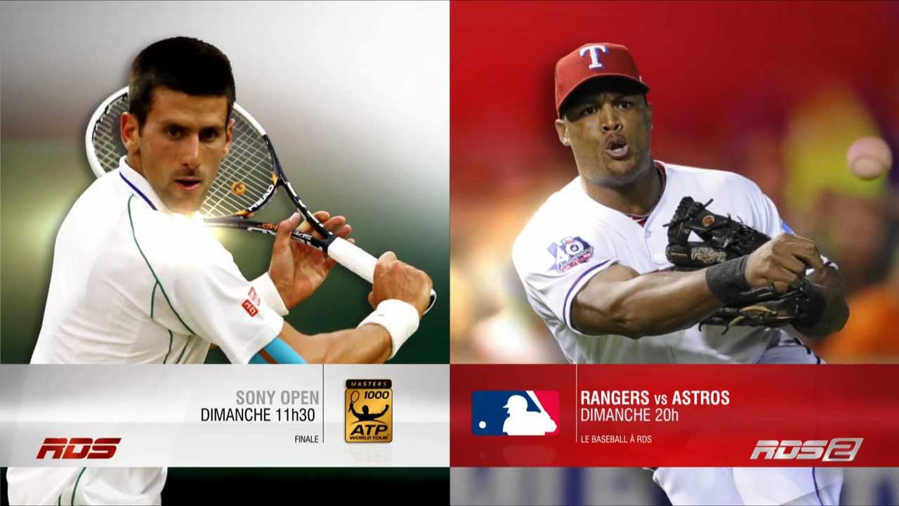 Confrontation RDS / RDS2 : finale de tennis ou 1er match de baseball ...