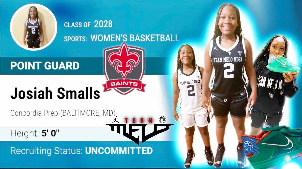 Josiah Smalls Highlights | 2028 PG | Concordia Prep Girl's Middle ...