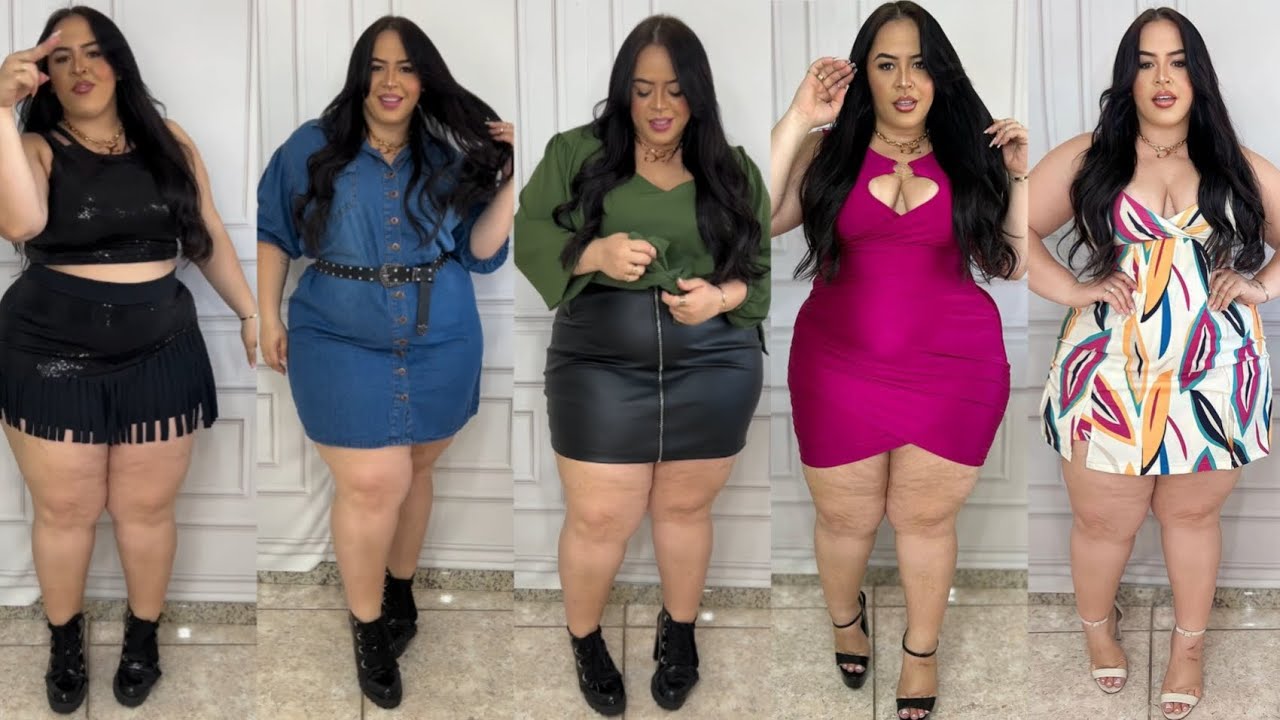 The newest fashion trends for plus size women,Curvy model 👙 - YouTube