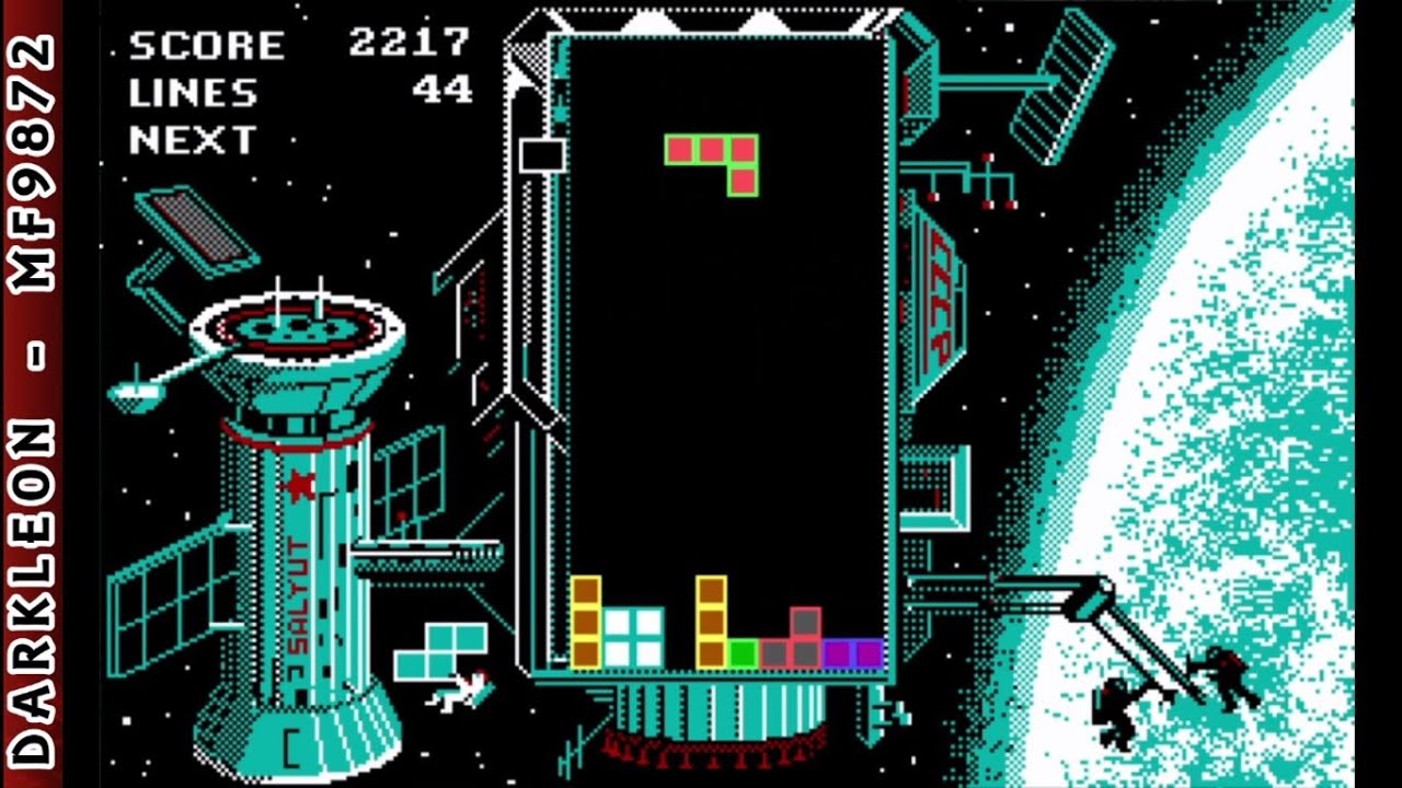 Tetris © 1988 Spectrum Holobyte - PC DOS - Gameplay - YouTube
