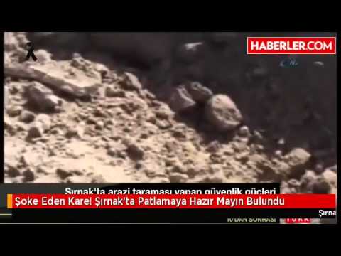 Şoke Eden Kare! Şırnak'ta Patlamaya Hazır Mayın Bulundu