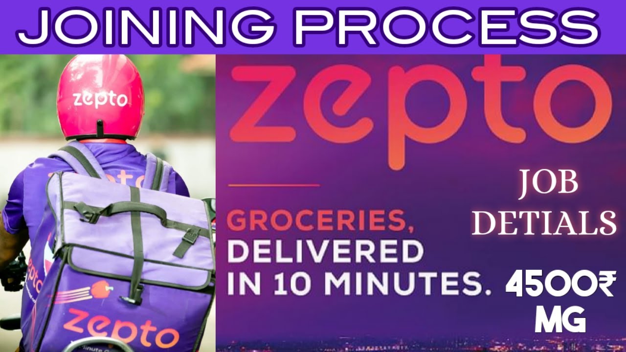 ZEPTO JOB DETAILS |JOINING PROCESS|EARNING DETAILS|TAMIL|தமிழ்BJOINING ...