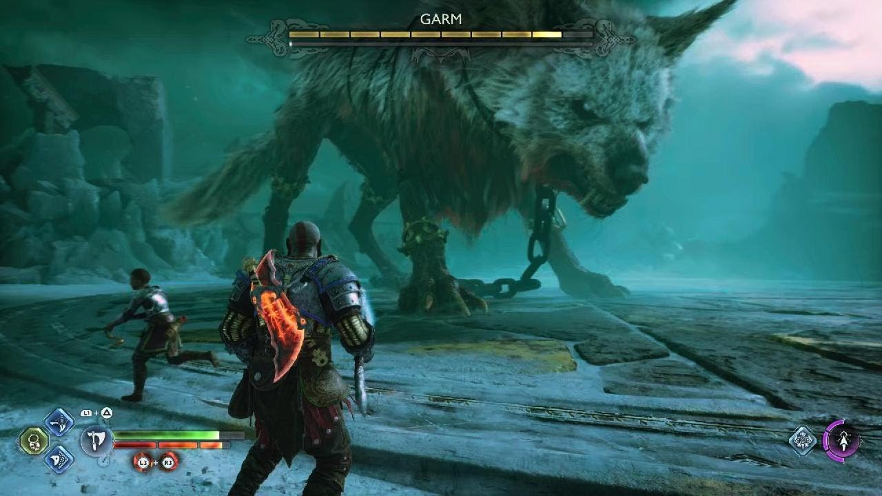 God of War Ragnarök Garm/Fenrir Boss Part 1 - YouTube