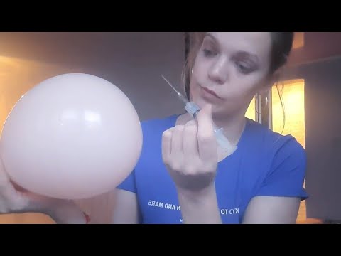 Balloon injection /ASMR~ - YouTube