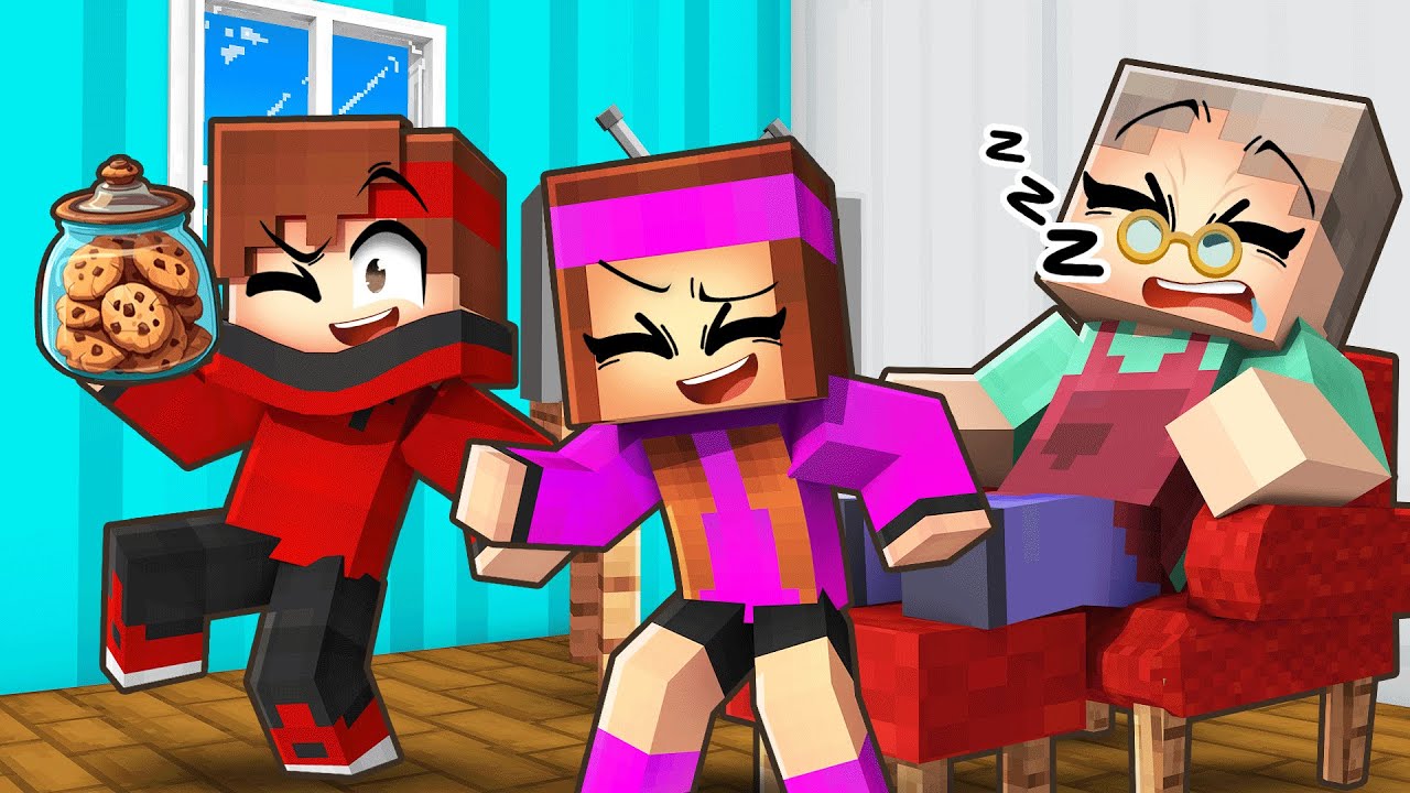 La MÉCHANTE Grand-Mère d'Anna sur Minecraft ! - YouTube